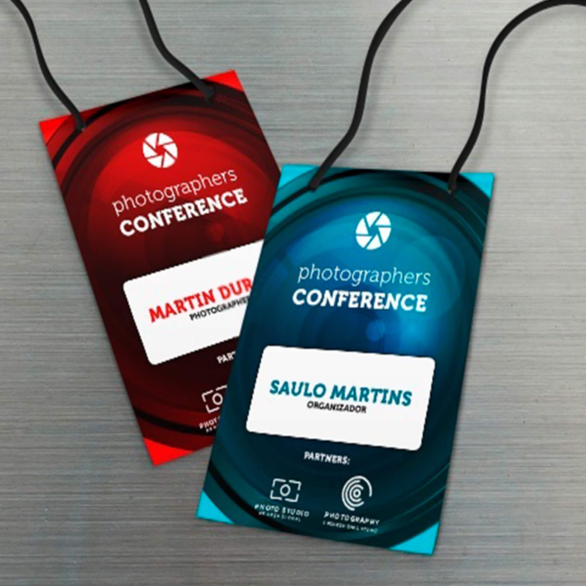 Credencial Para Evento 100x140mm AP 180g – Copy art Gráfica OnLine